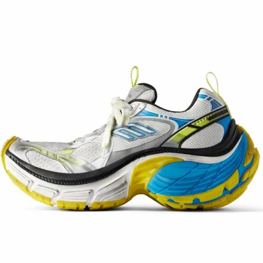 Кроссовки Balenciaga 10XL Sneaker Blue Yellow кроссовки купить в Москве